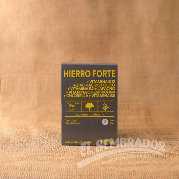 BIOFIT – COMPRIMIDO HIERRO FORTE X15 BLISTERS – El Sembrador